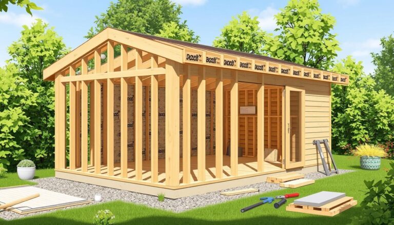 Fabelhafte Gartenhaus Bauen Anleitung Bild